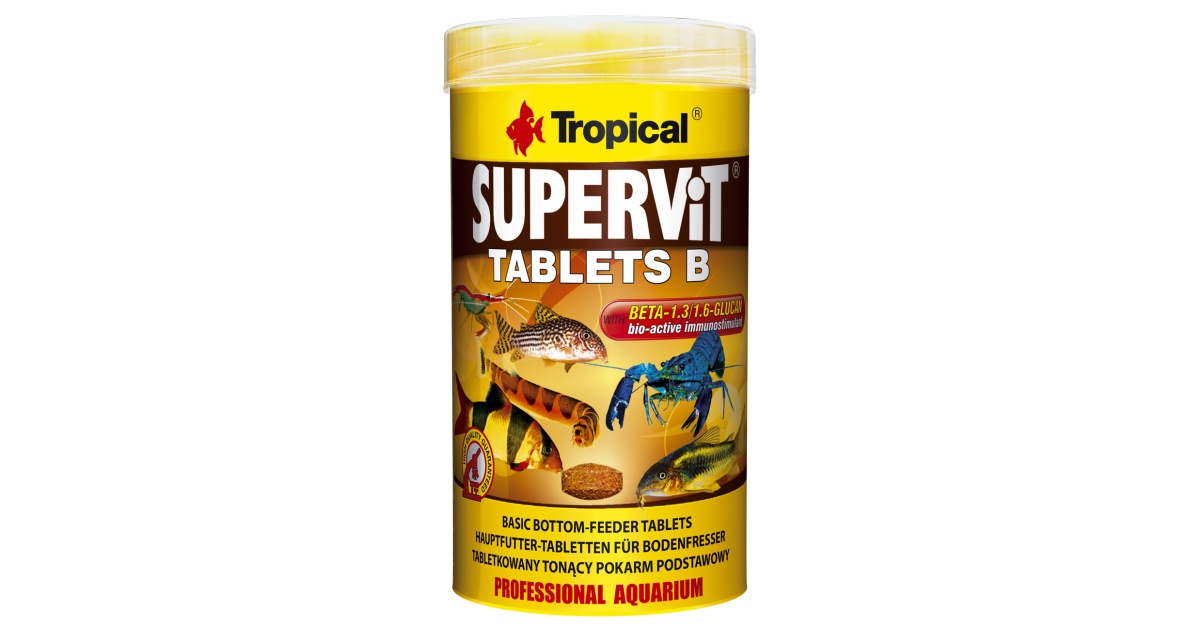 Tropical SUPERVIT TABLETS B | HELSINGIN AKVAARIOKESKUS KY